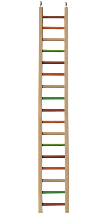 Large Wooden Hanging Ladder 37.5" x 5.25" x 0.75" (0.5" Diameter Ladde ...