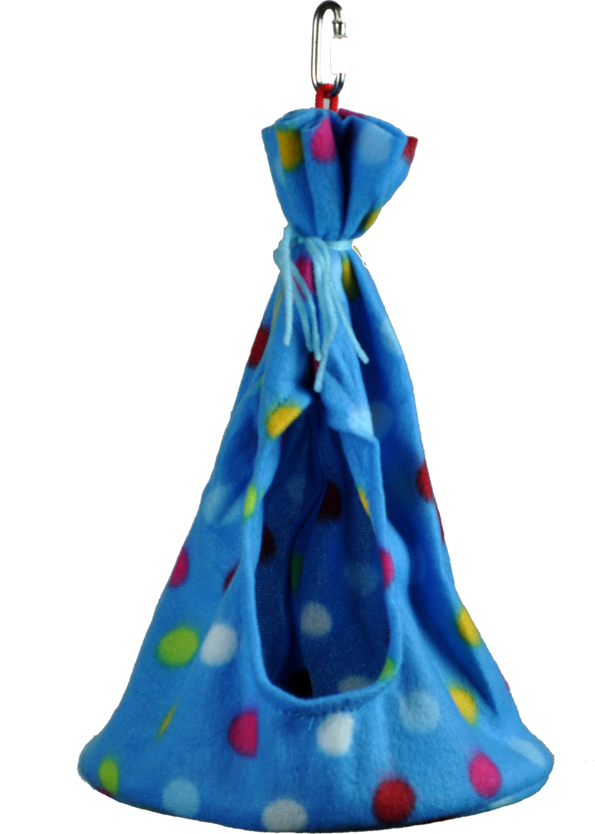 Large Fleece Tee Pee - 5.5" x 9" with a 1 1/4" opening – Chirpy Birdy